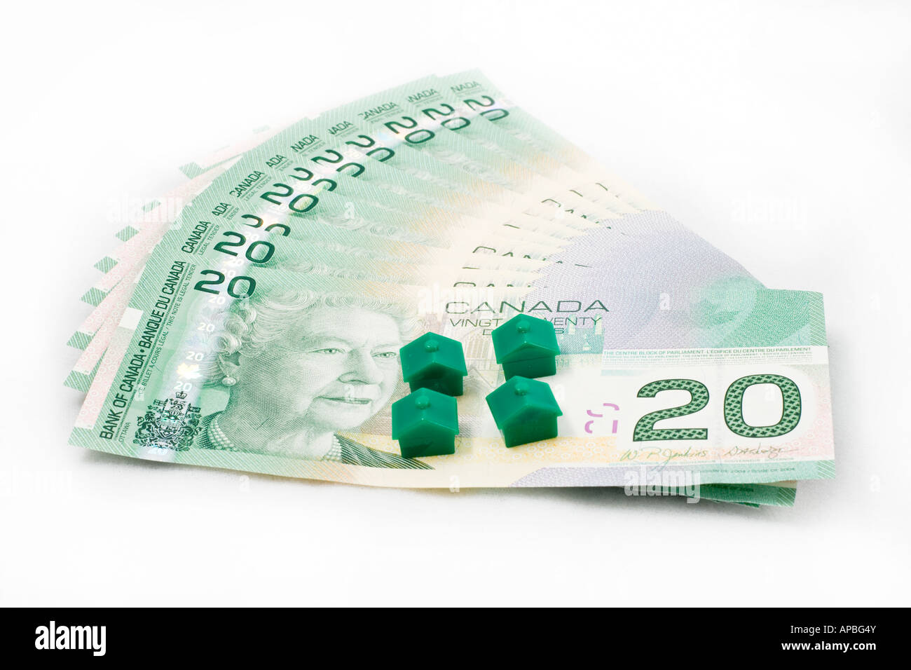 20 canadian dollar bill hi-res stock photography and images - Alamy