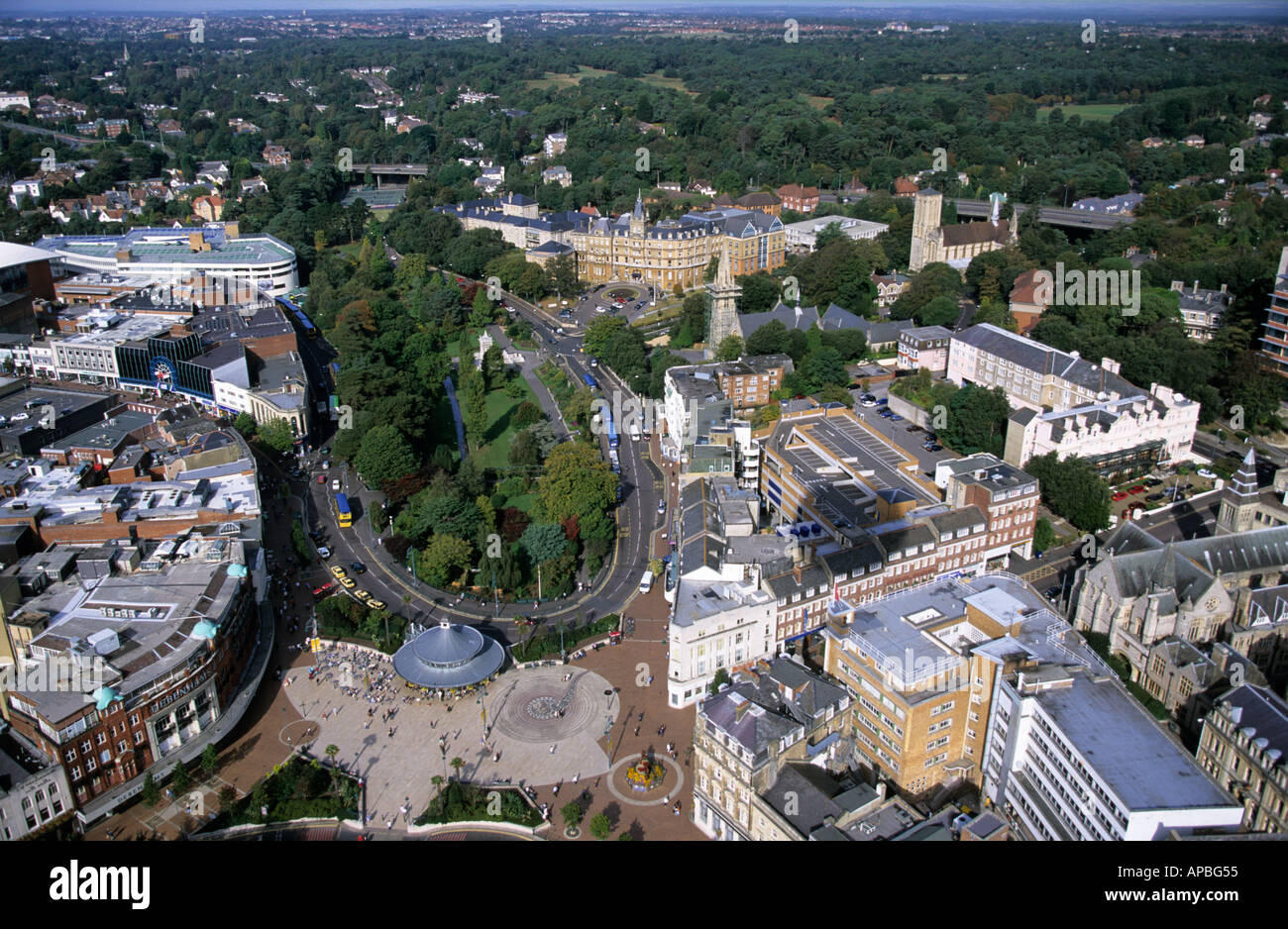 Bournemouth aerial view hi-res stock photography and images - Alamy