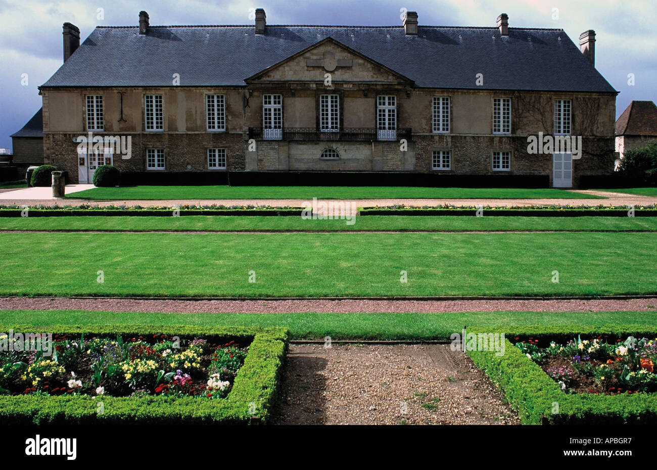 normandy museum grounds of chateau caen calvados normandy france Stock ...