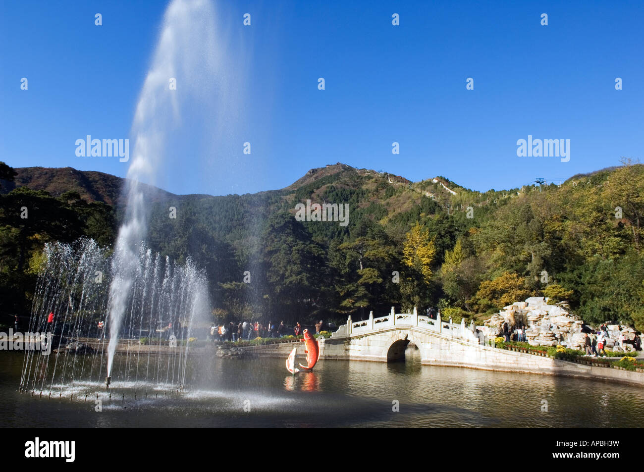 Fragrant Hills Park in the Western Hills Beijing China Stock Photo - Alamy
