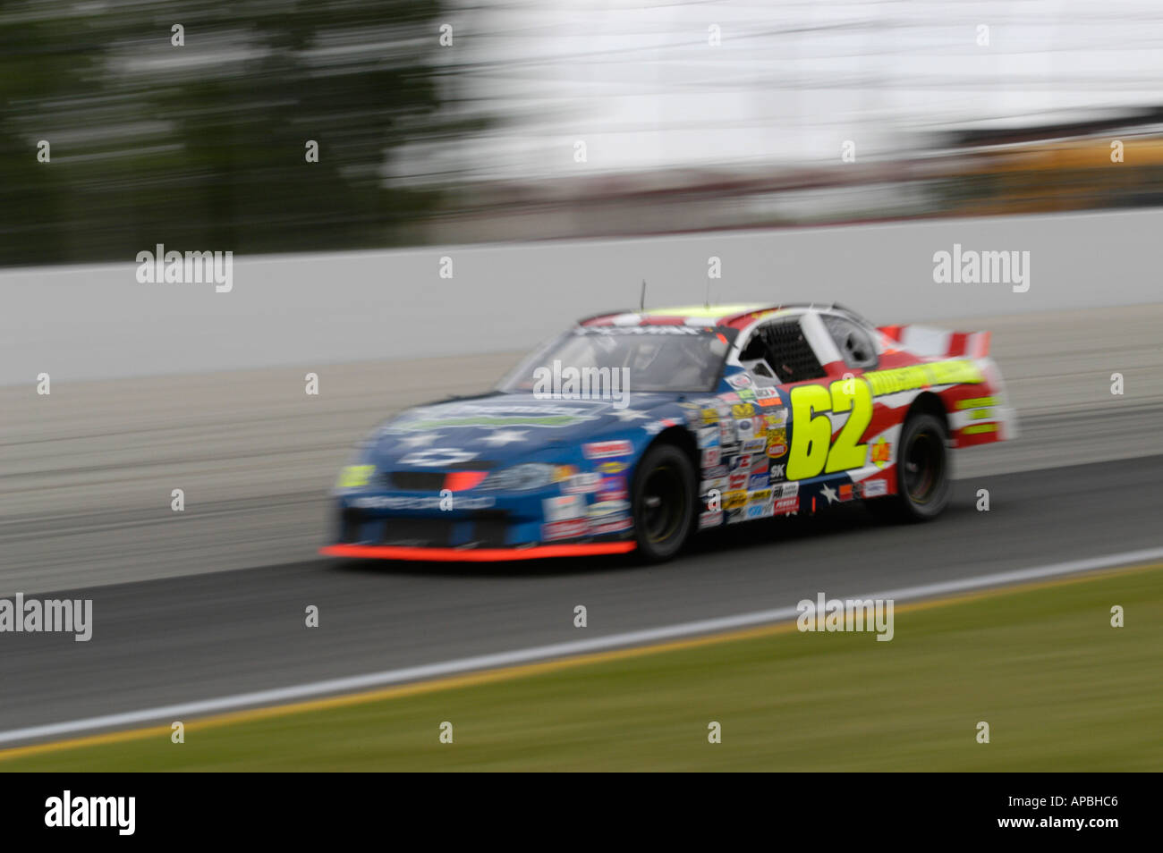 Larry Hollenbeck races his Bullett Motorsports ARCA Chevrolet Monte ...