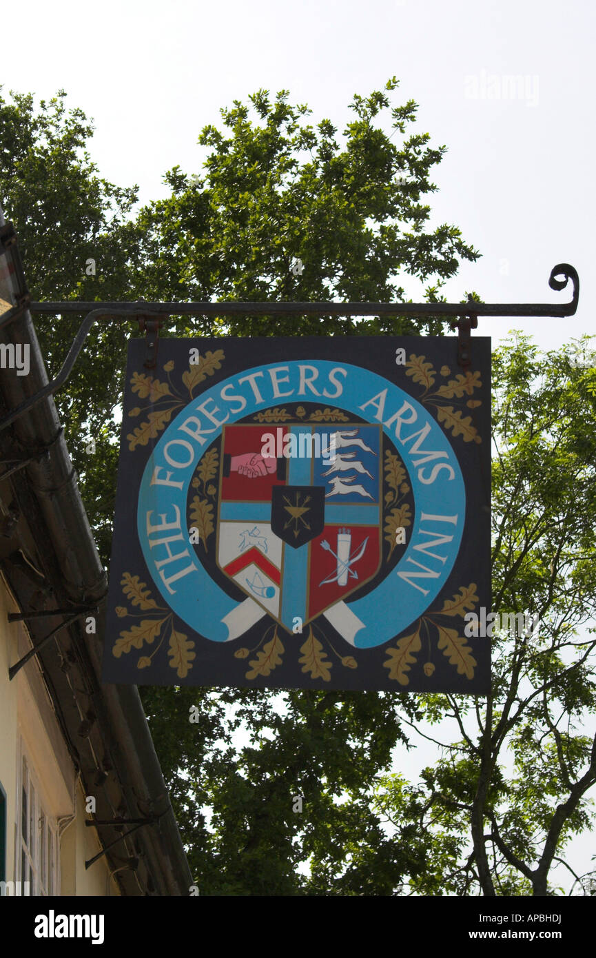 The Foresters Arms Inn Sign - Foresters Arms Inn, Graffham, West Sussex ...
