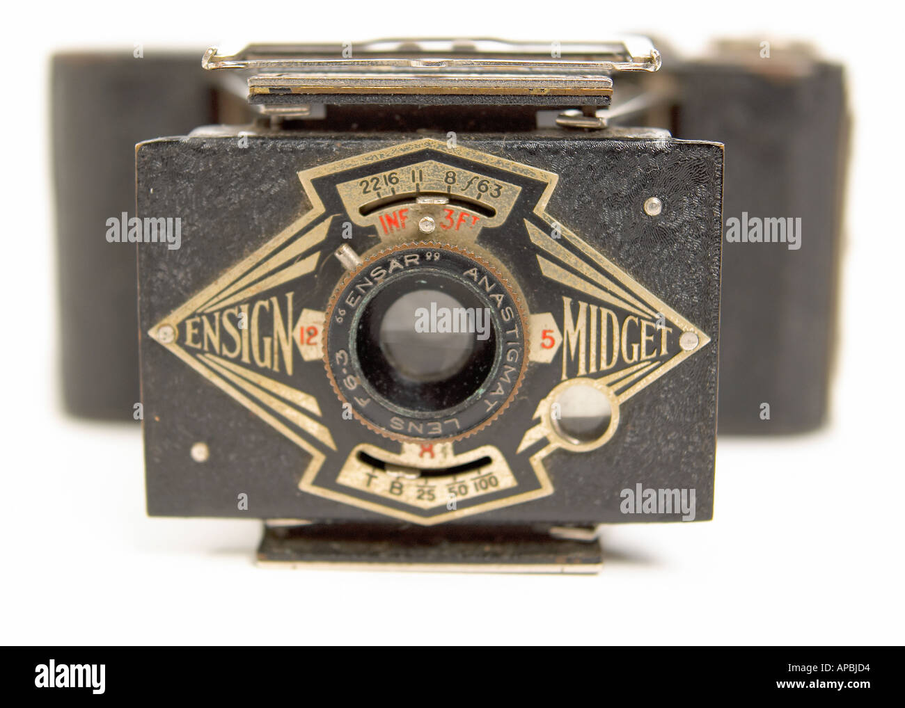 Old Fashioned style bellowed Camera Stock Photo - Alamy