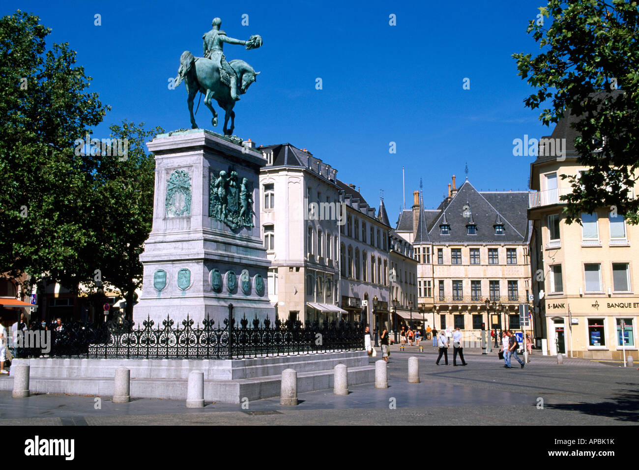 Guillaume place, Luxemburg-Stadt, Luxembourg Stock Photo - Alamy