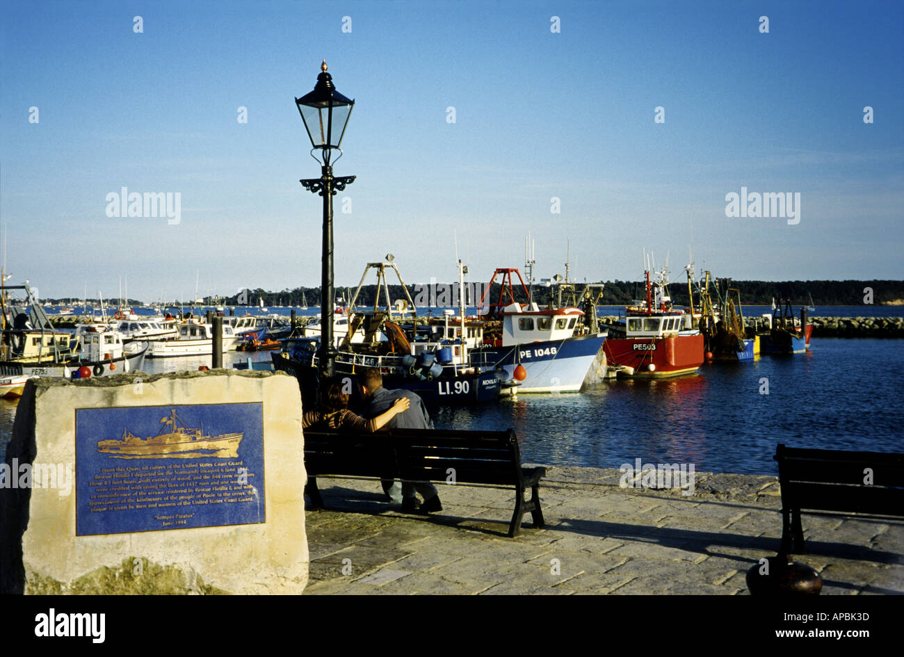 Fishing boats poole harbour hi-res stock photography and images - Alamy