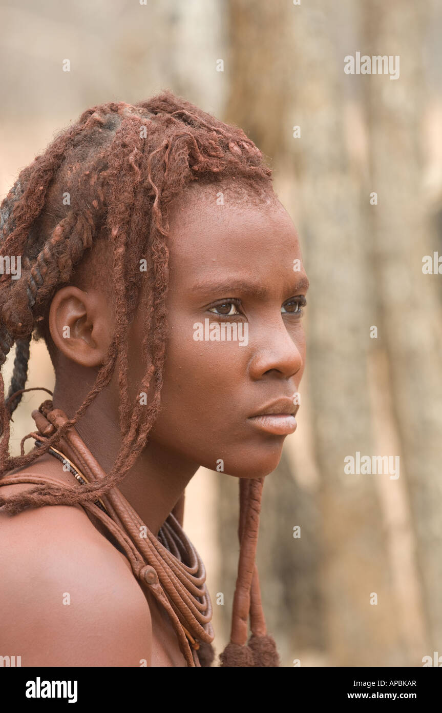 himba woman in namibia Stock Photo - Alamy