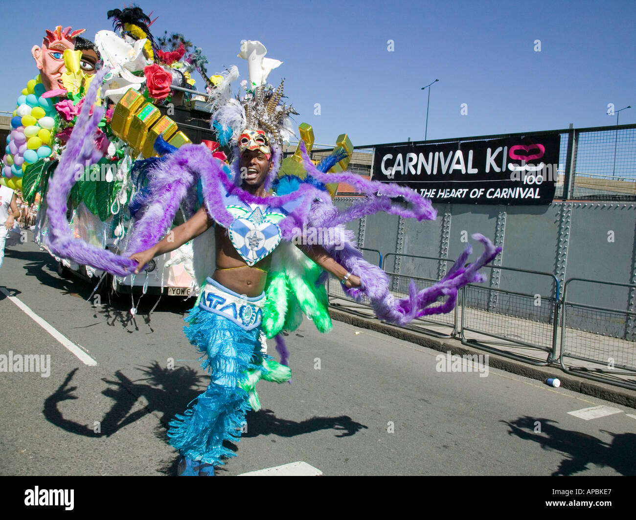 Carnival parade taking place in Notting Hill London Stock Photo - Alamy