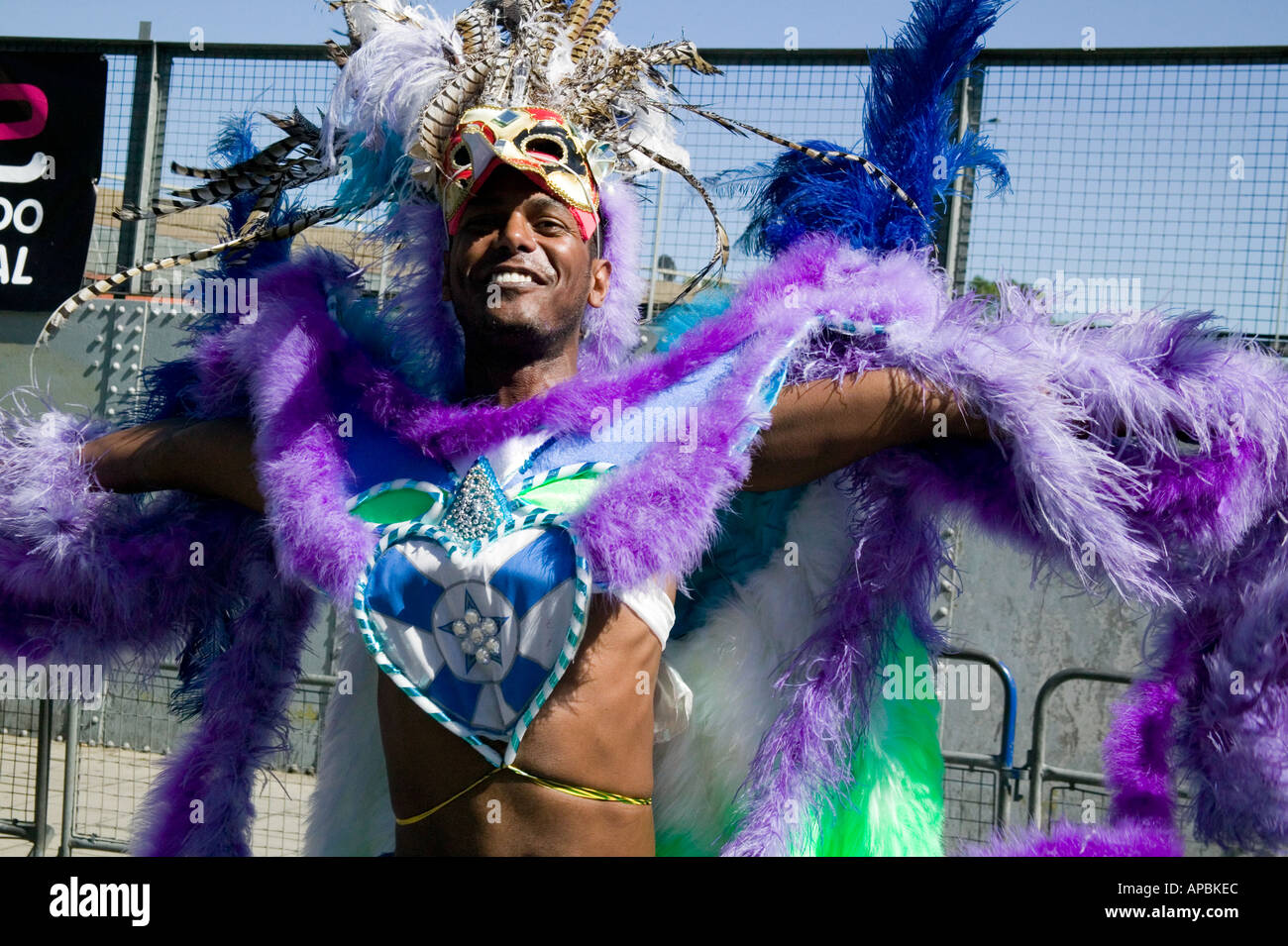 Carnival parade taking place in Notting Hill London Stock Photo - Alamy