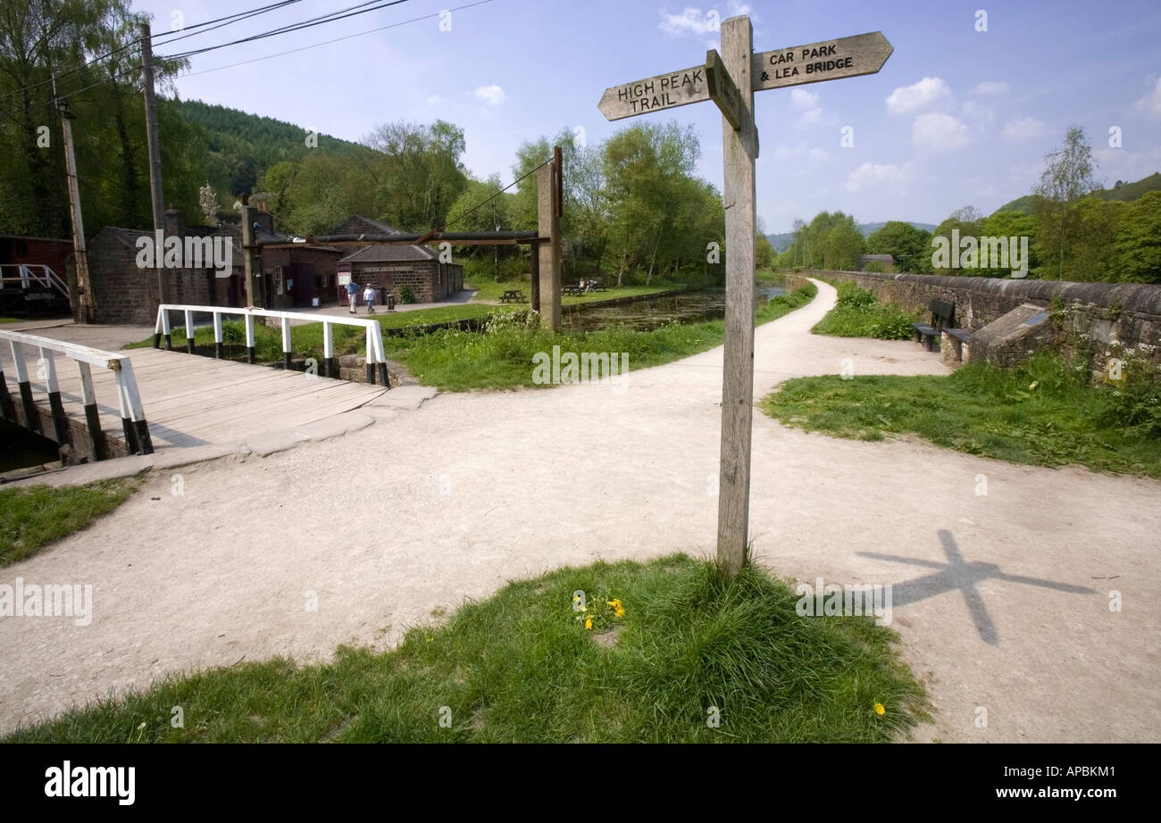 england derbyshire peak district national park high peak junction Stock ...
