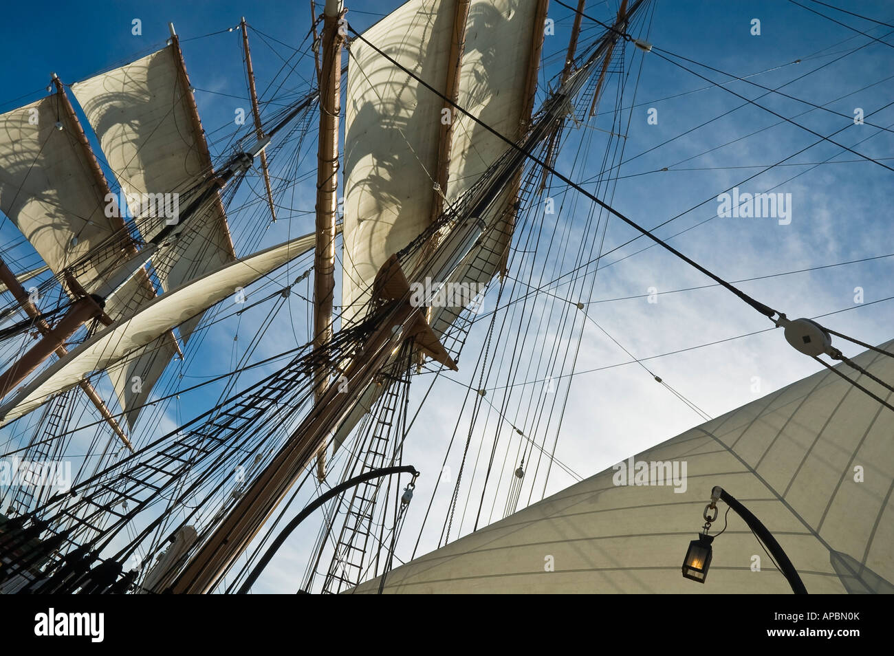 Classical sailing ship at San Diego harbour Stock Photo - Alamy