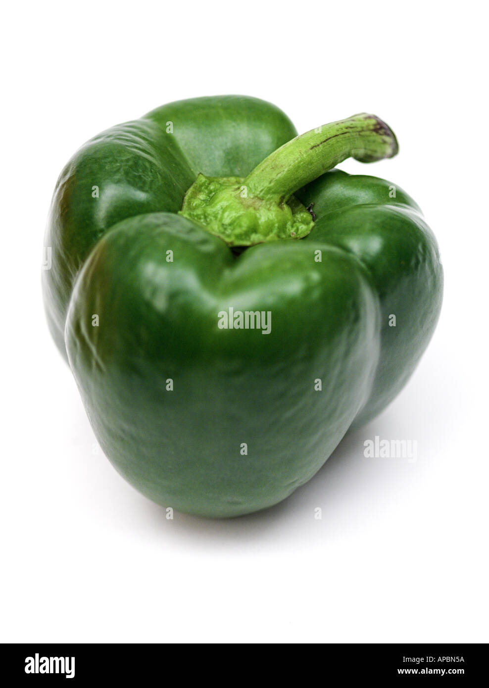 Green Pepper Vegetable Capsicum Stock Photo - Alamy