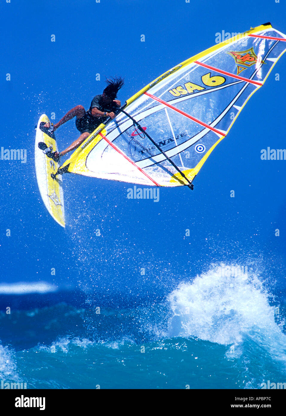 Top windsurfer Josh Stone in Maui Hawaii Stock Photo - Alamy