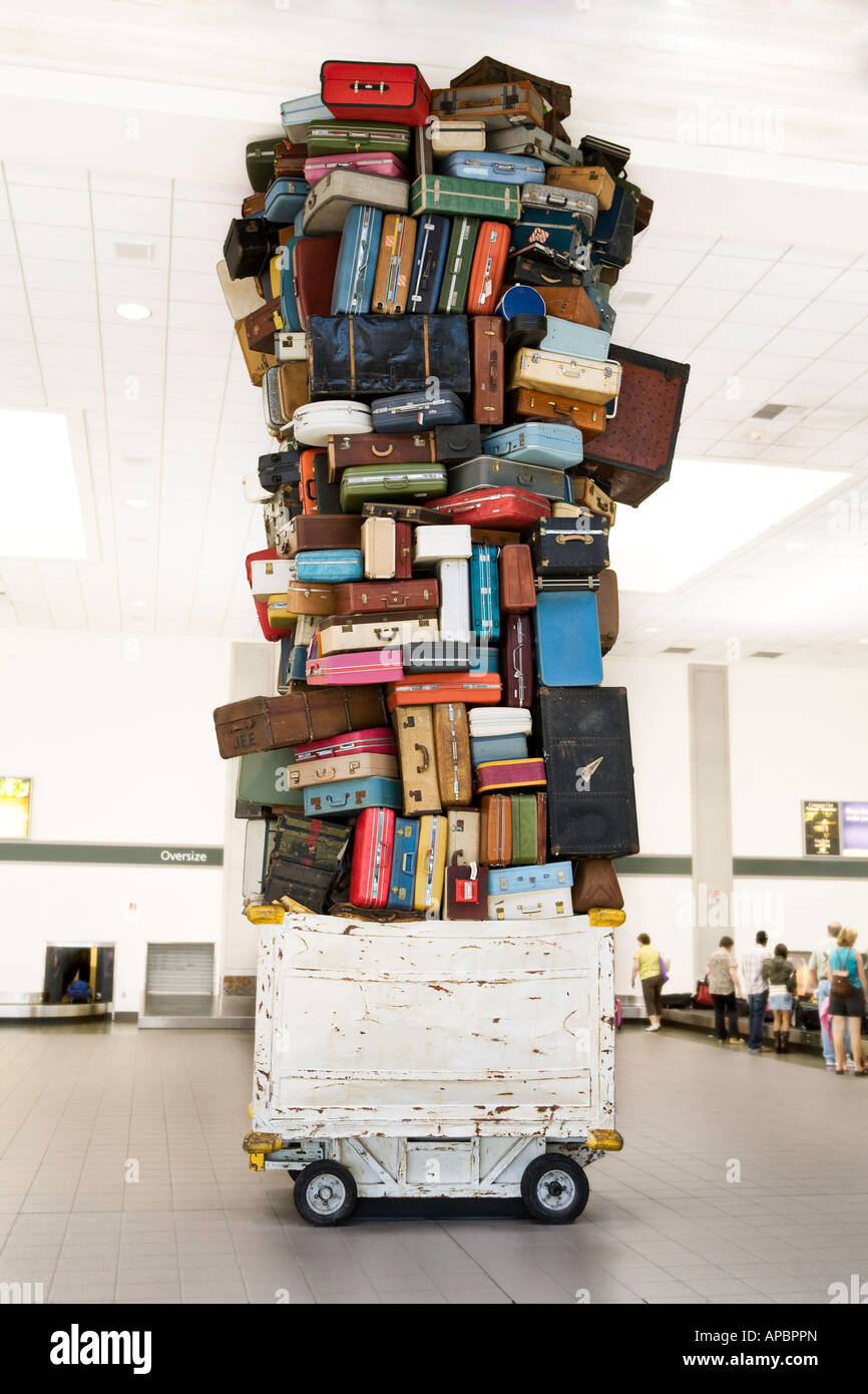 pile of luggage Stock Photo - Alamy