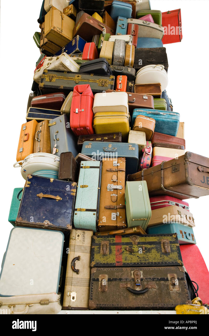 pile of luggage Stock Photo - Alamy