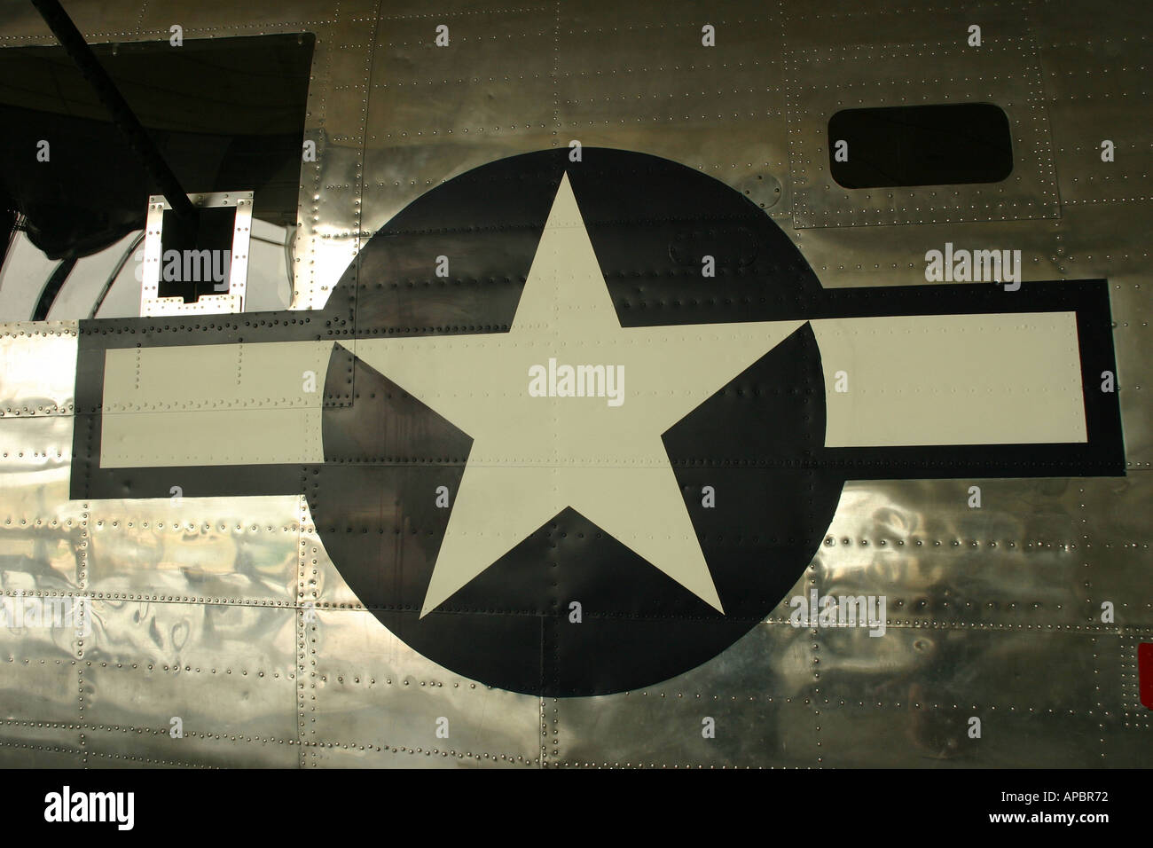 US Markings on Liberator Bomber Imperial War Museum Duxford Stock Photo ...