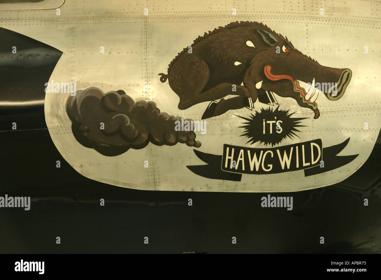 Nose Art on American Bomber Imperial War Museum Duxford Stock Photo - Alamy
