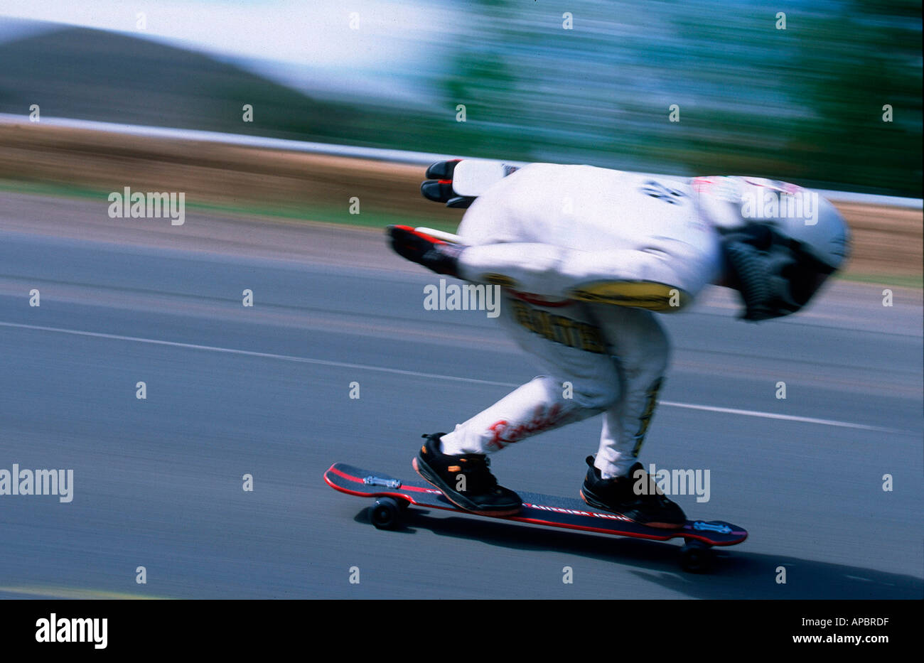 Speedboard action, skill and balance, Gary Hardwick (USA) at Highland ...