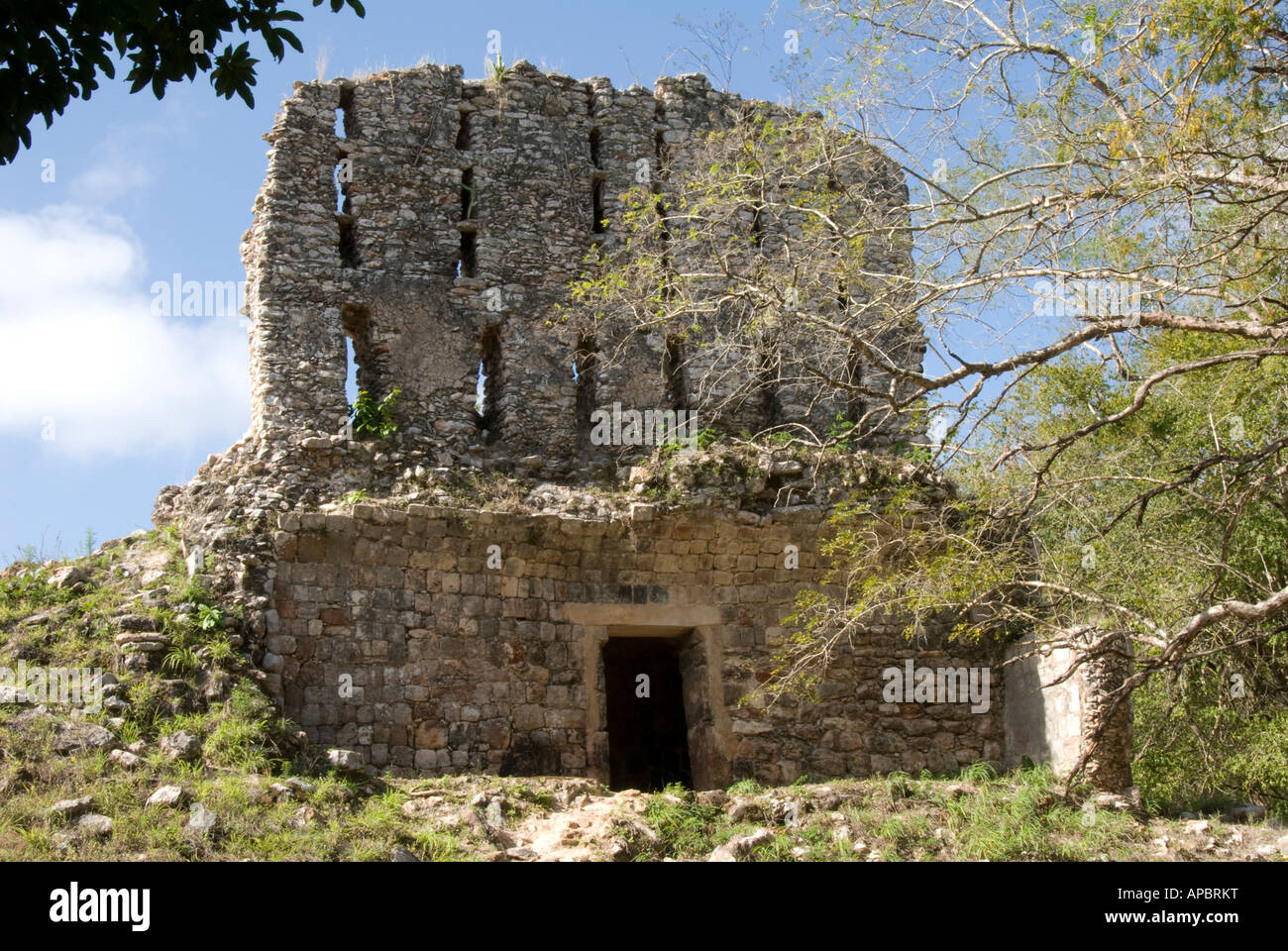 Sayil maya archaeological site in Mexico Stock Photo - Alamy