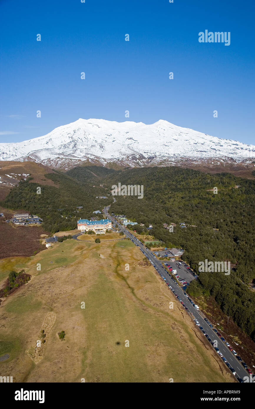 Mt Ruapehu and Grand Chateau Tongariro National Park Central Plateau ...