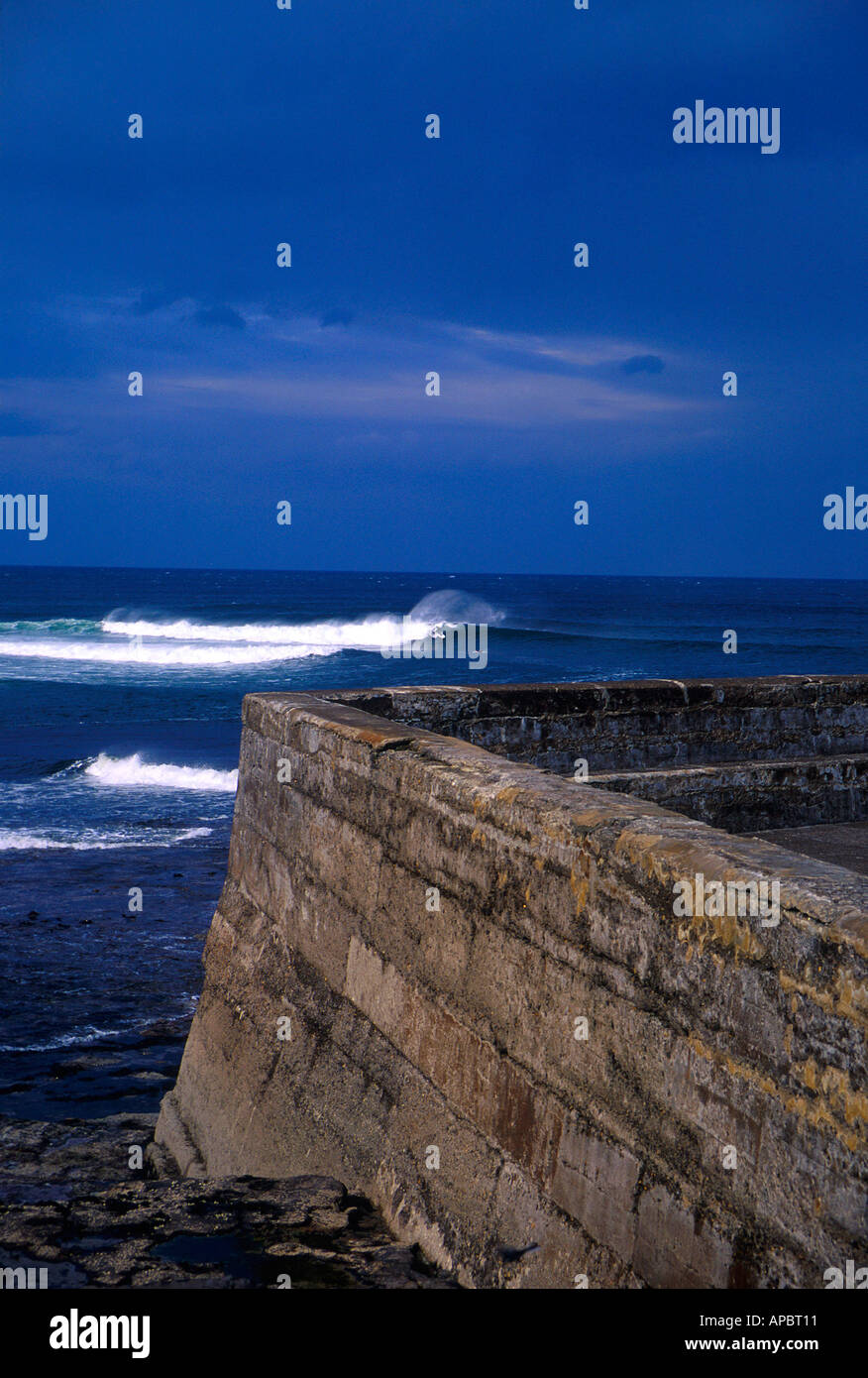 Surfing in Easkey Ireland Stock Photo - Alamy