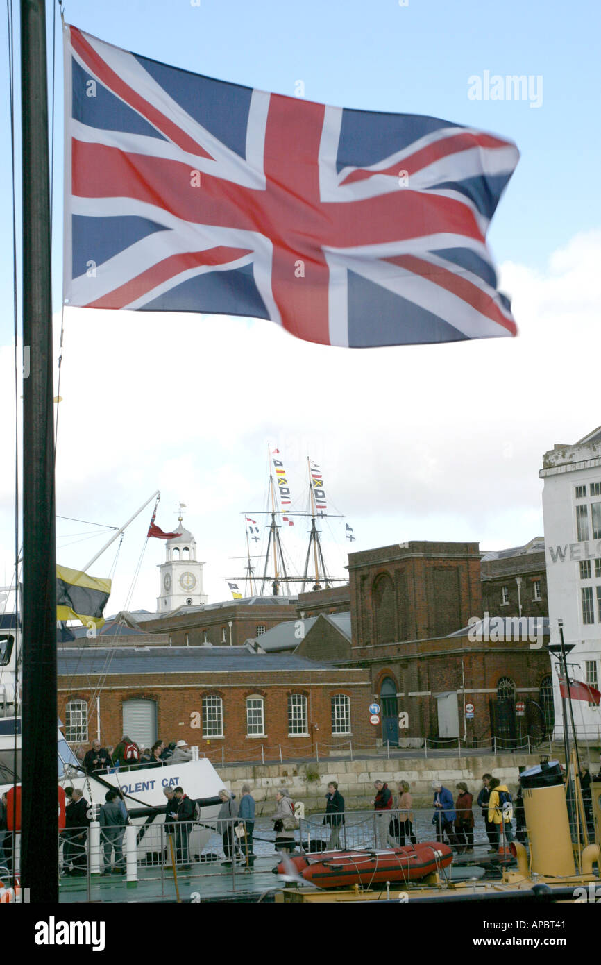 Battle of trafalgar flags hi-res stock photography and images - Alamy