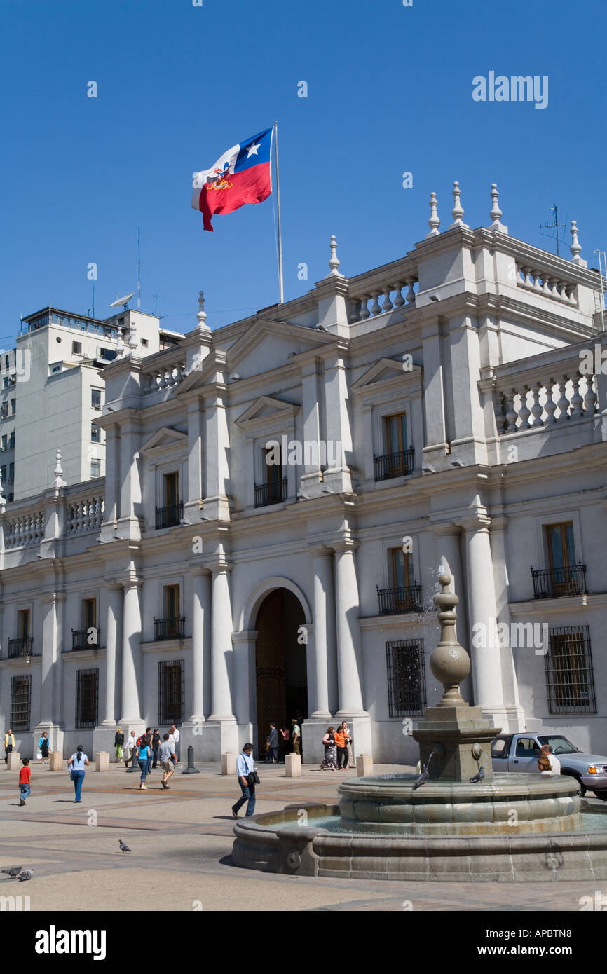 Moneda Palace presidential palace Santiago Chile Stock Photo - Alamy