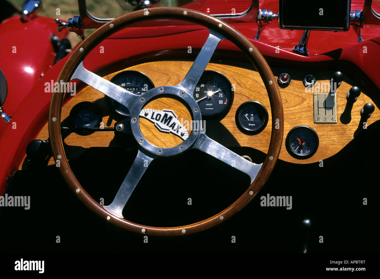 LoMax Antique Classic British Car Stock Photo - Alamy