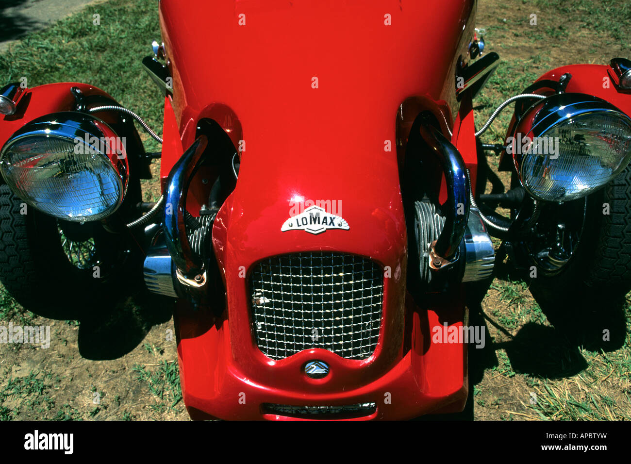 LoMax Antique Classic British Car Stock Photo - Alamy