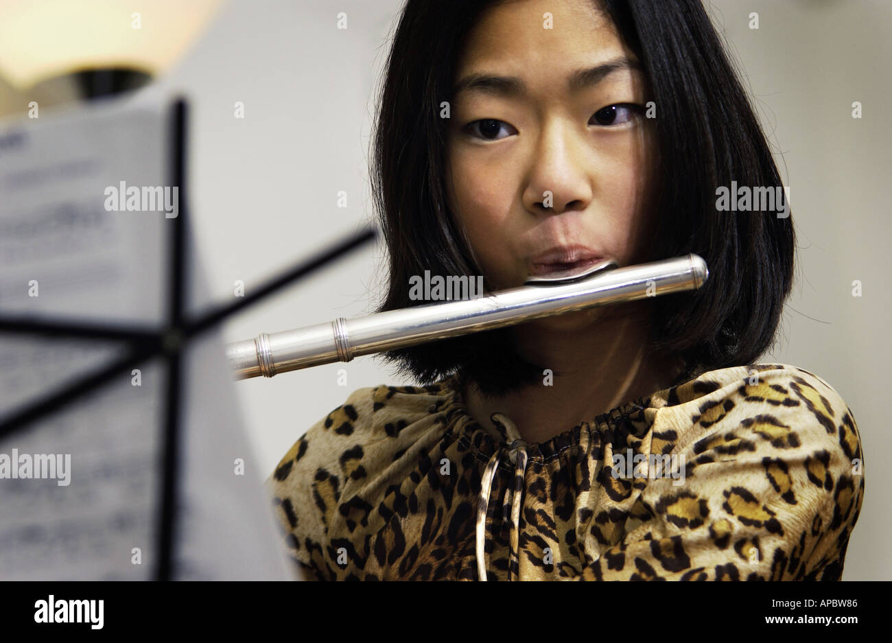 Playing chinese wind instrument hi-res stock photography and images - Alamy