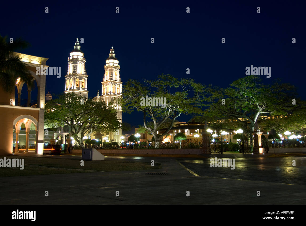 colonial style architecture of Mexico Stock Photo - Alamy