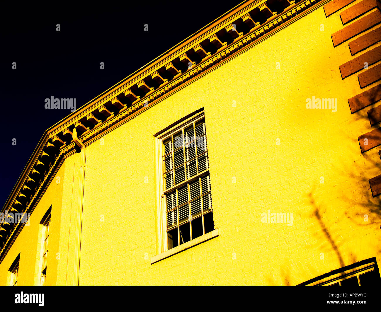 A side window on a neoclassical architecture building Stock Photo - Alamy