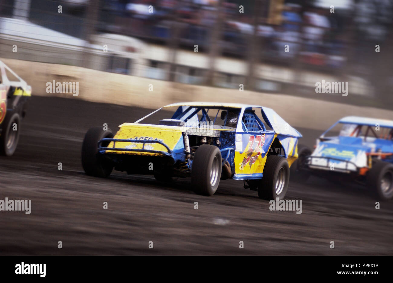 Stock car race Stock Photo - Alamy