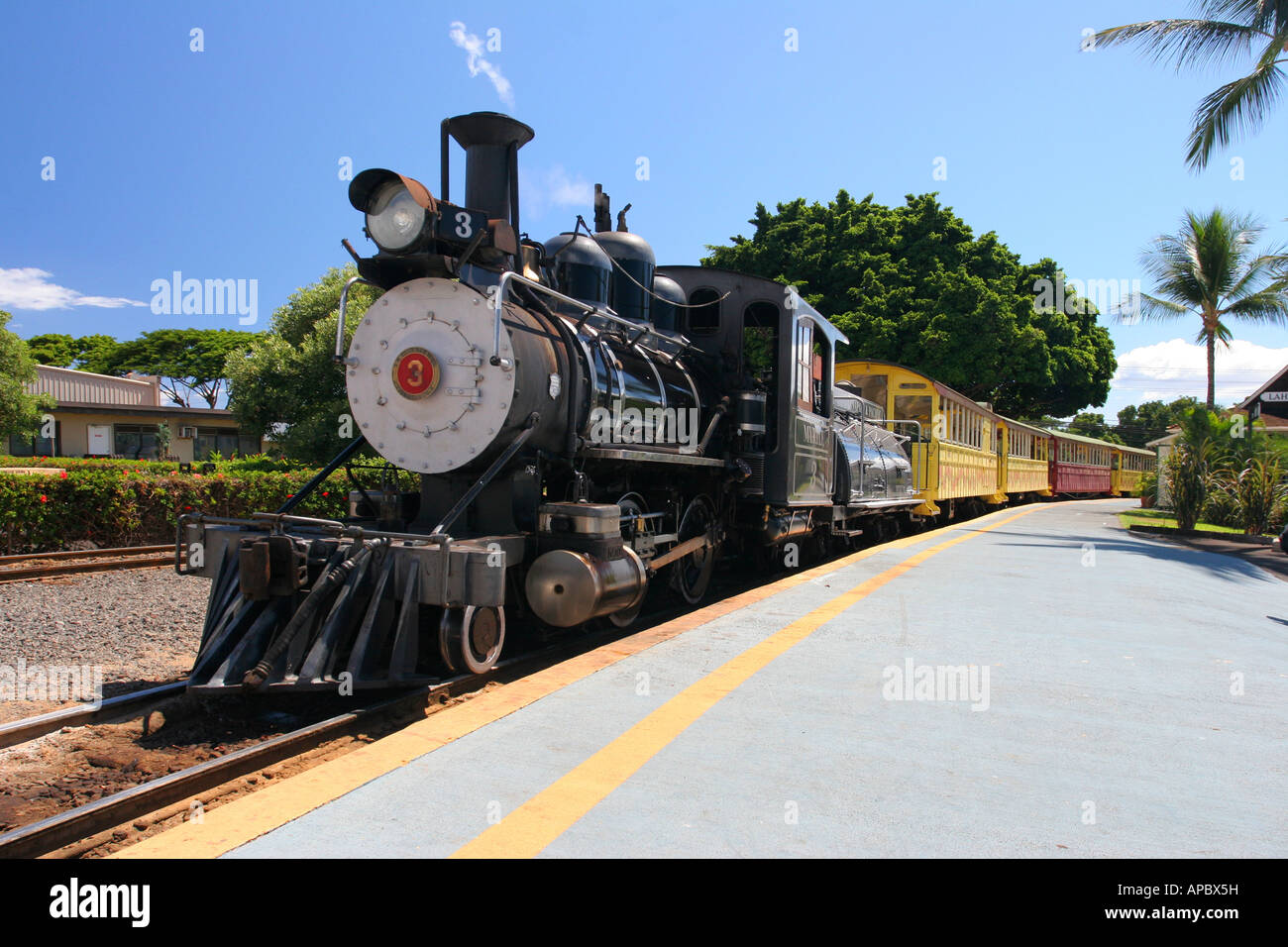 Lahaina sugar cane train maui hi-res stock photography and images - Alamy