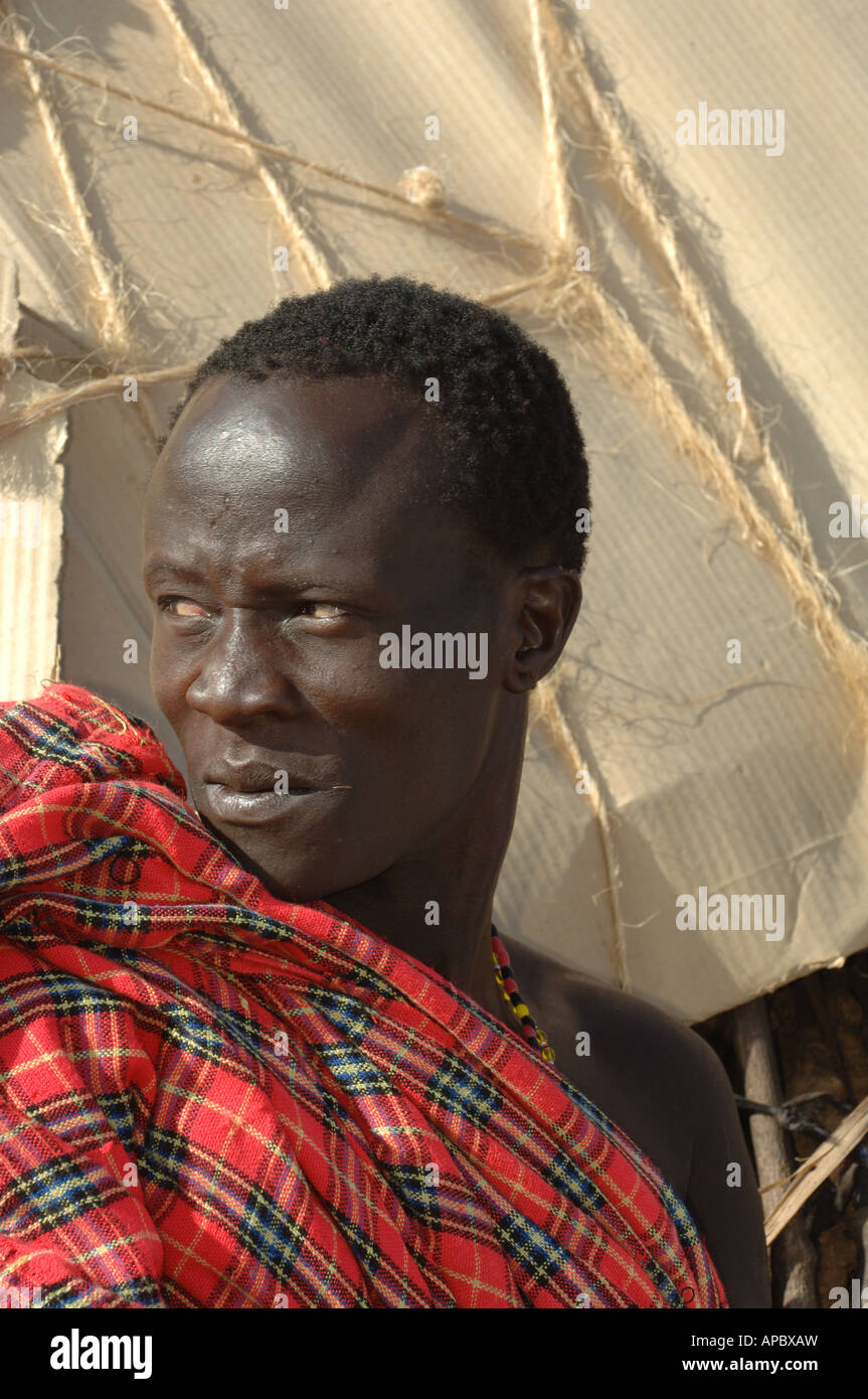 man in kenya Stock Photo - Alamy