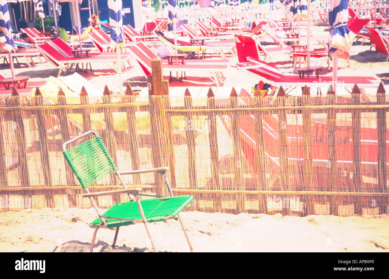 Mass of deckchairs hi-res stock photography and images - Alamy