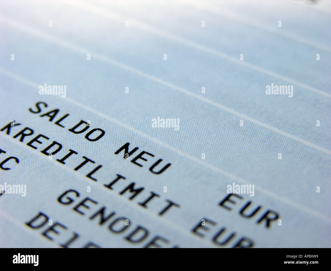 Account statement hi-res stock photography and images - Alamy