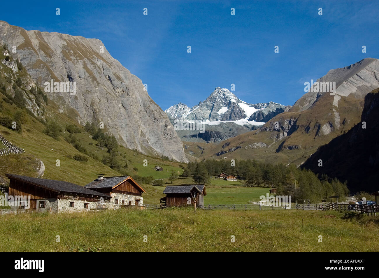 Gross Glockner 3798m, from Luckner house, Kalser Mountain Road, Kals ...