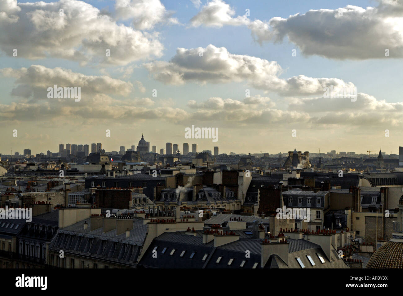 Panorama view over Paris Stock Photo - Alamy