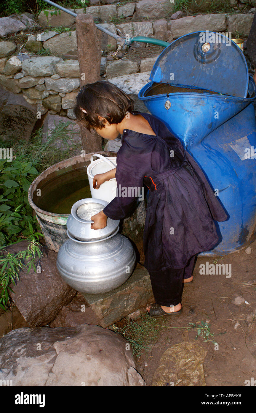 Collecting rain water and jar hi-res stock photography and images - Alamy