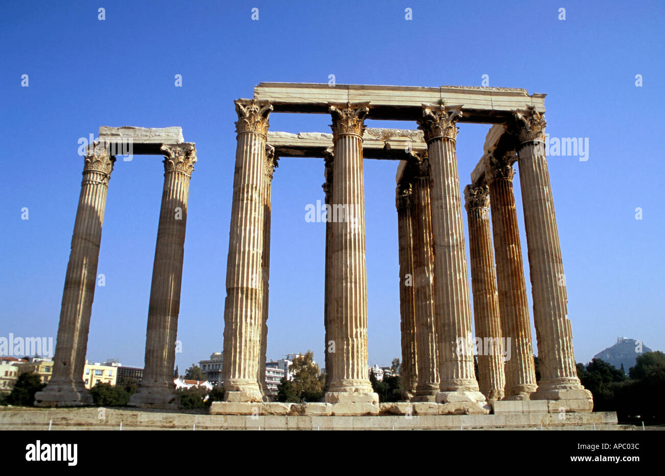 Temple of Olympian Zeus Stock Photo - Alamy