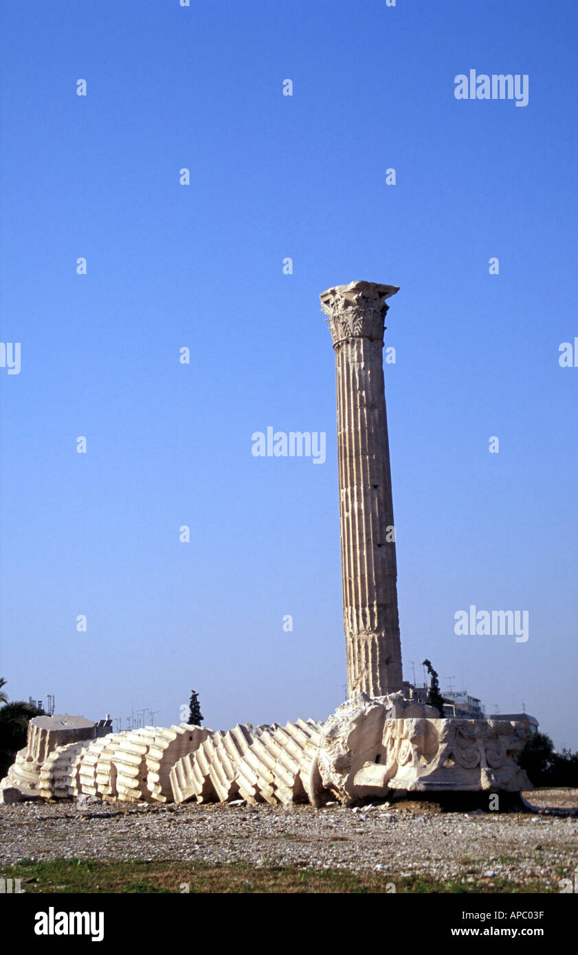 Temple of Olympian Zeus Stock Photo - Alamy