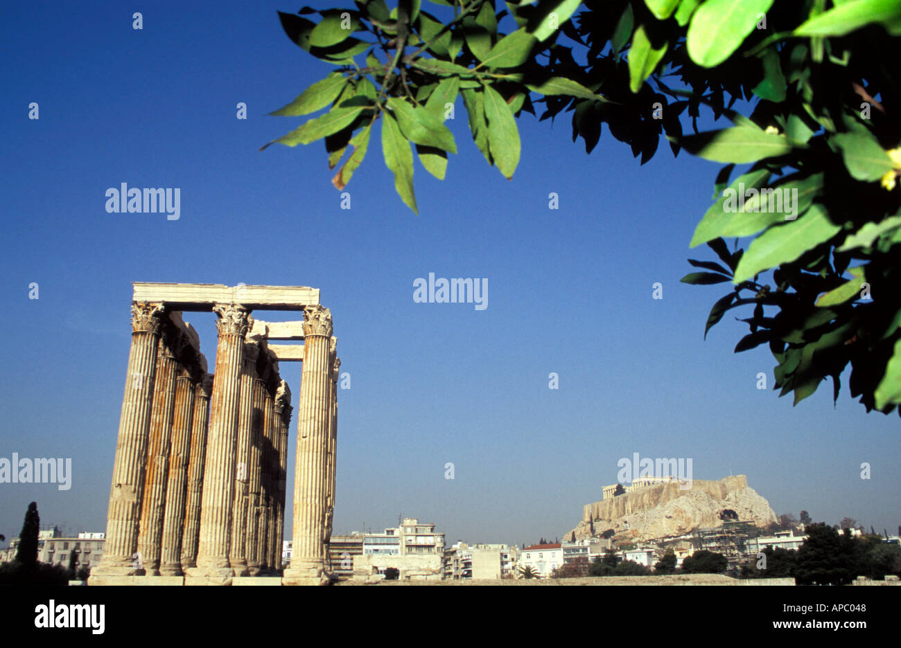 Temple of Olympian Zeus Stock Photo - Alamy