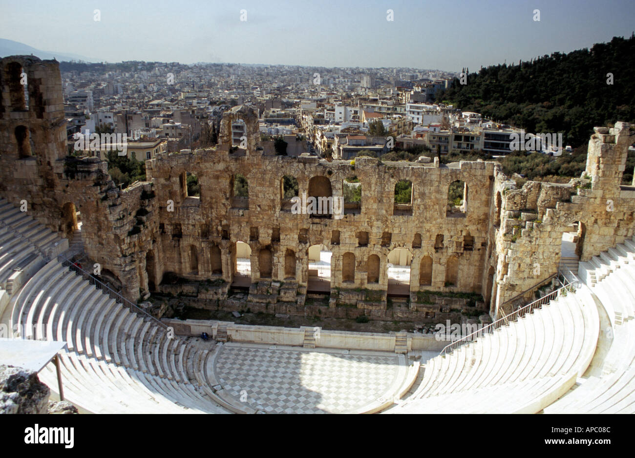 Ancient theatre herodus hi-res stock photography and images - Alamy