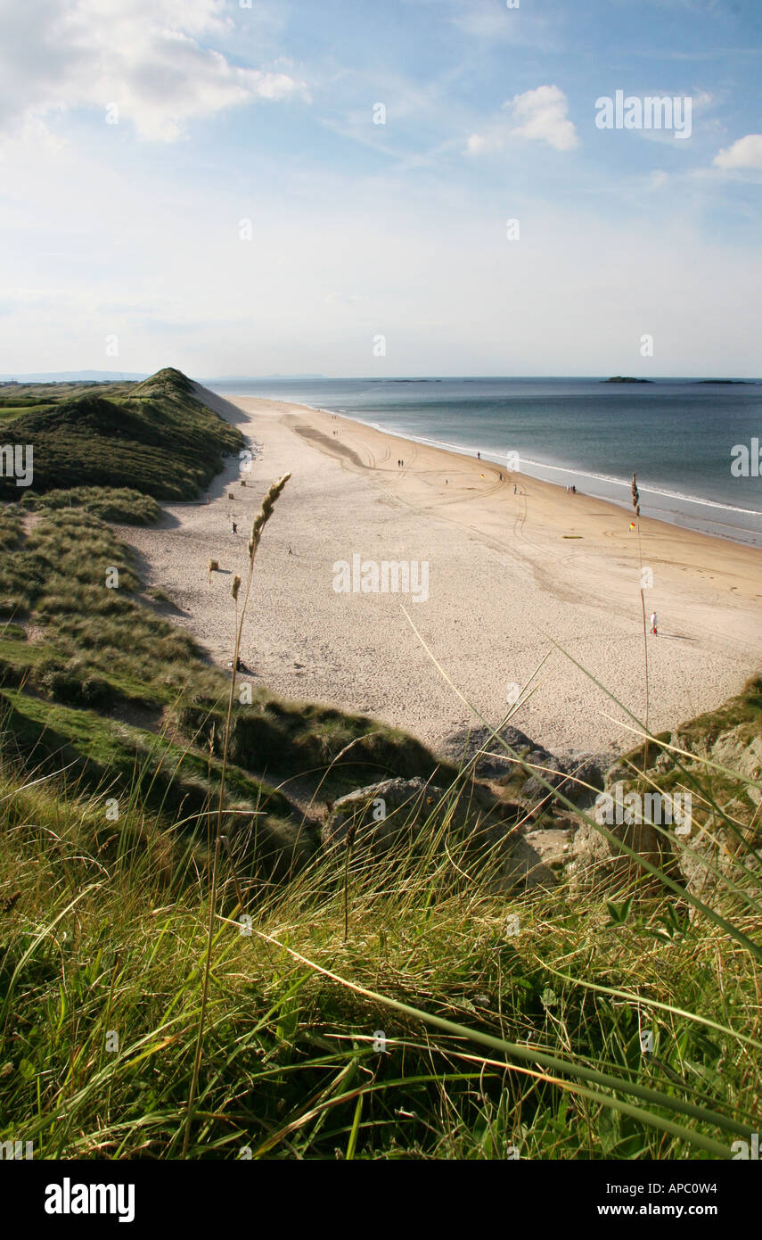 White Rocks Beach (West View), Portrush, Northern Ireland Stock Photo ...