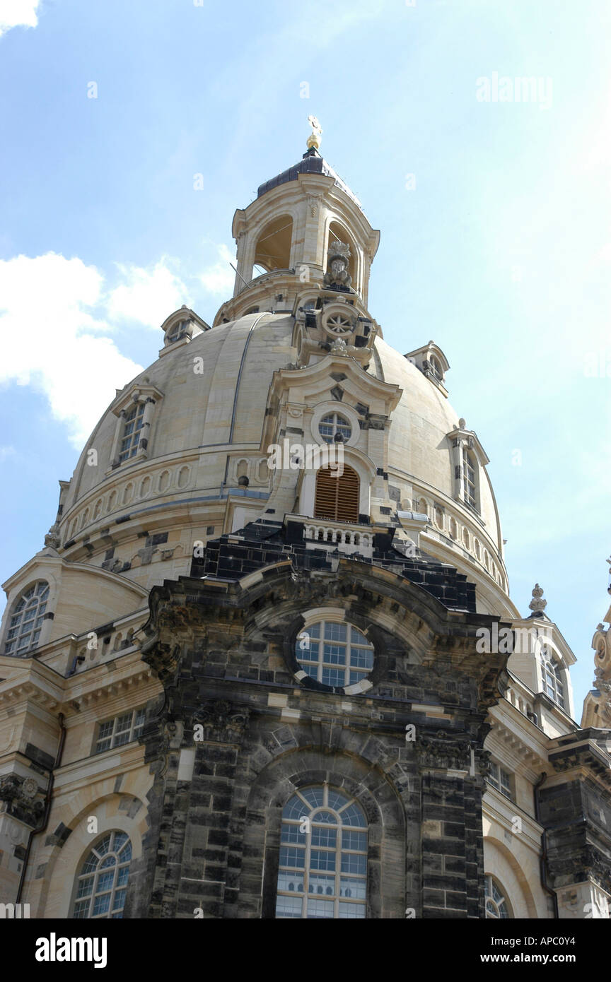 World cultural heritage DRESDEN at the River Elbe. The 102 meters high ...