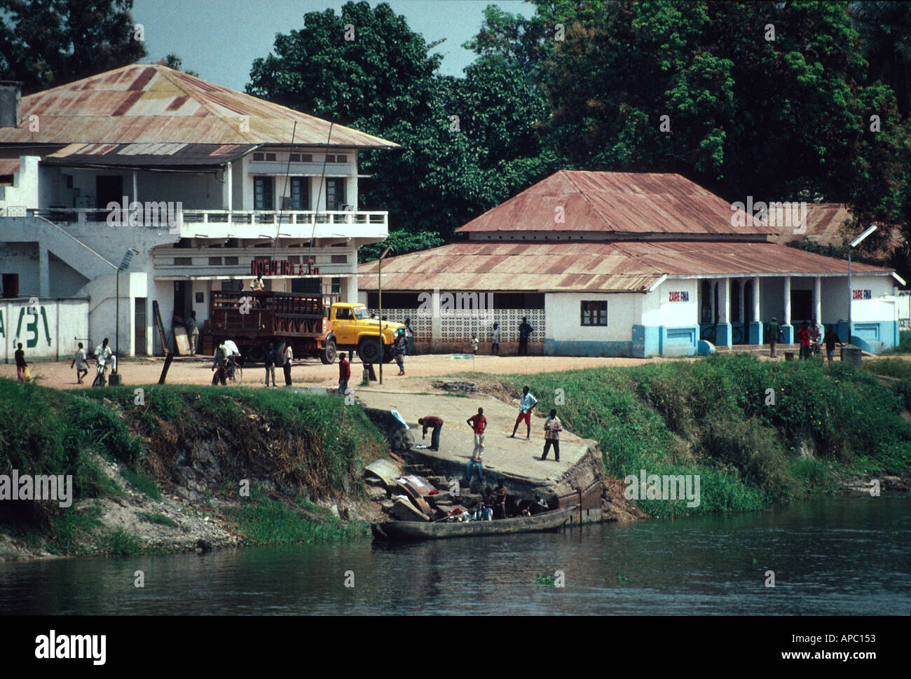 Old Colonial Buildings Bumba Congo Zaire River D R Congo Central Africa ...