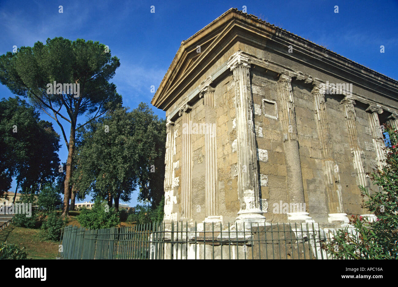 Temple of Portunus Forum Boarium Rome Italy Stock Photo - Alamy