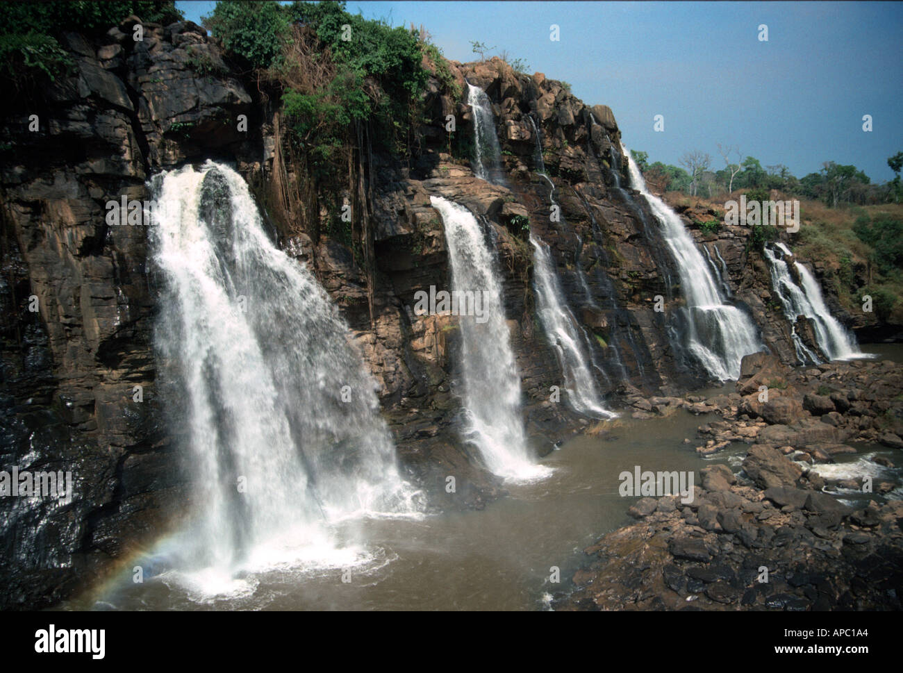 Boali Falls Central African Republic Africa Stock Photo - Alamy