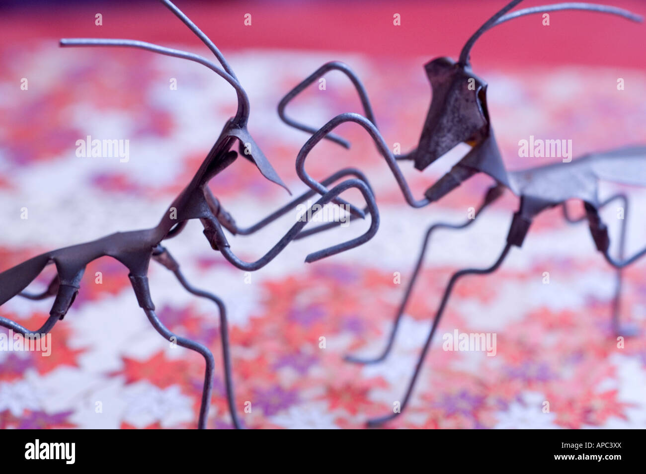 Metal praying mantis Stock Photo - Alamy