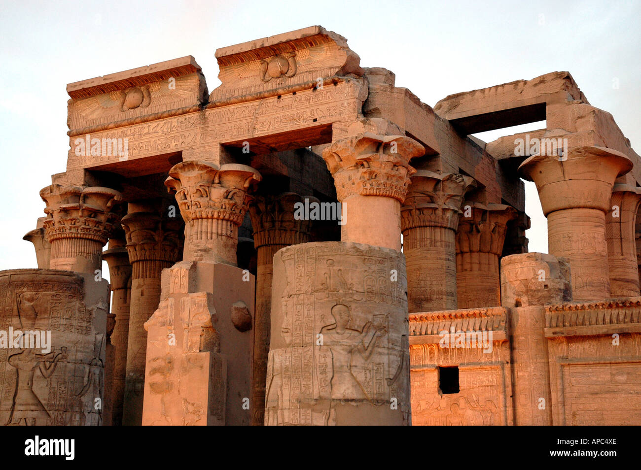 Temple of Kom-Ombo, Egypt, Africa Stock Photo - Alamy
